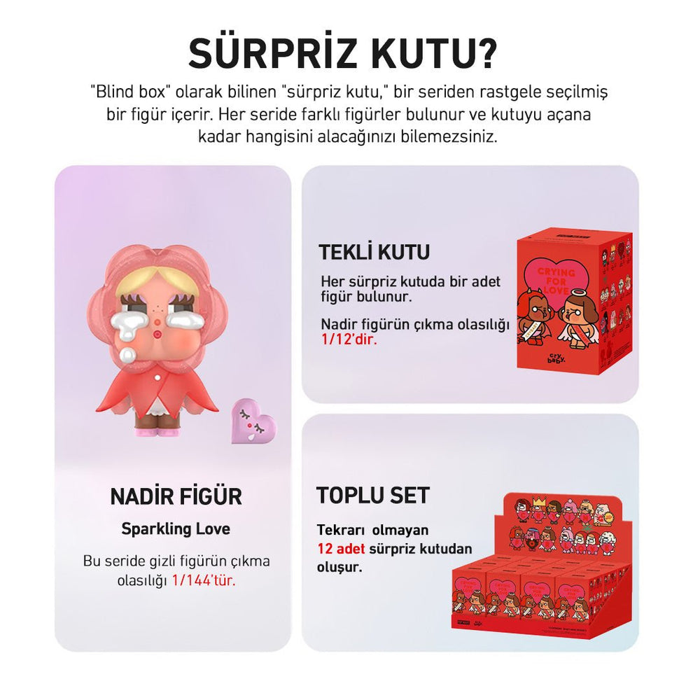 POP MART CRYAGAIN CRYING FOR LOVE SÜRPRİZ KUTU SERİSİ
